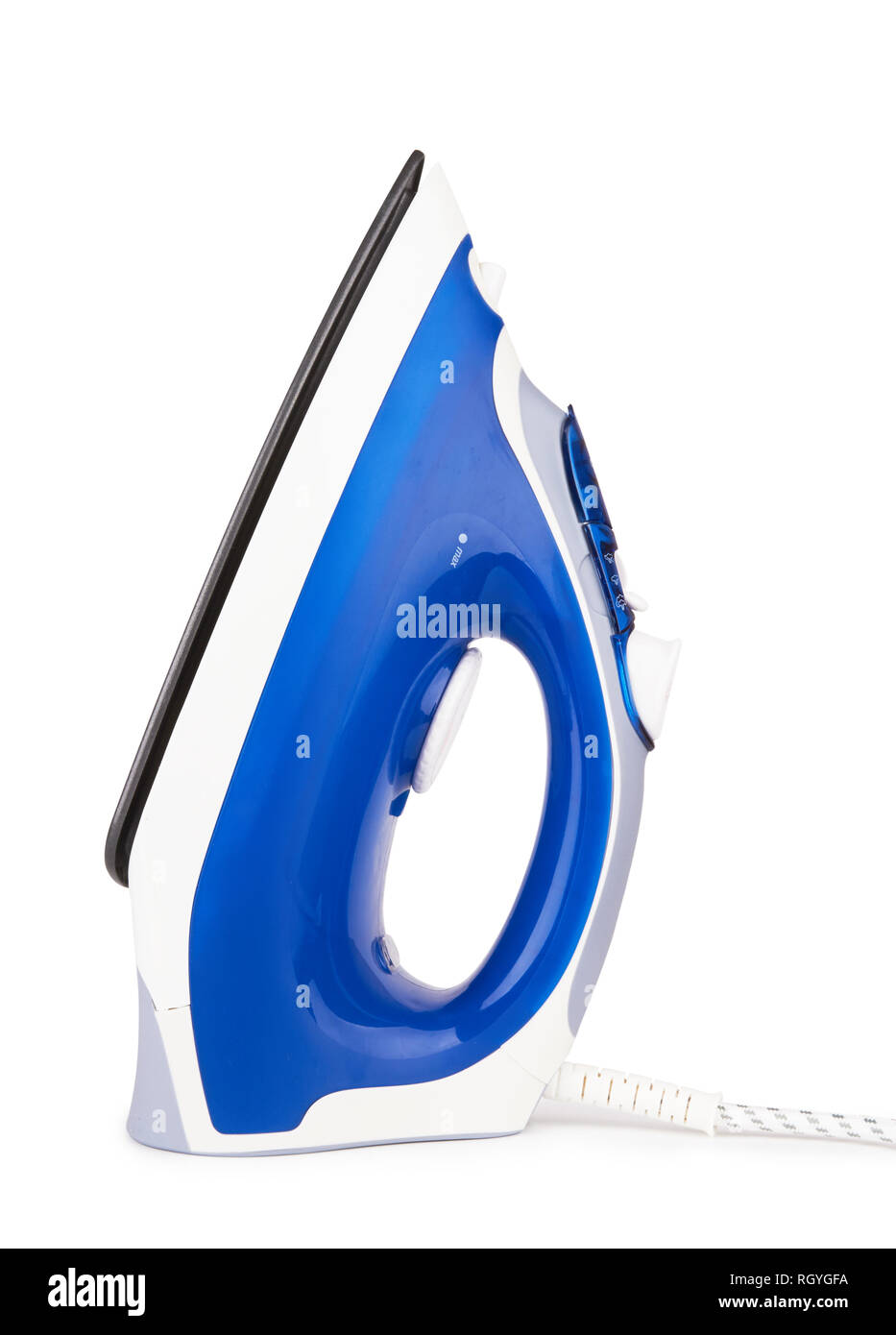 New iron isolated on a white background Stock Photo - Alamy