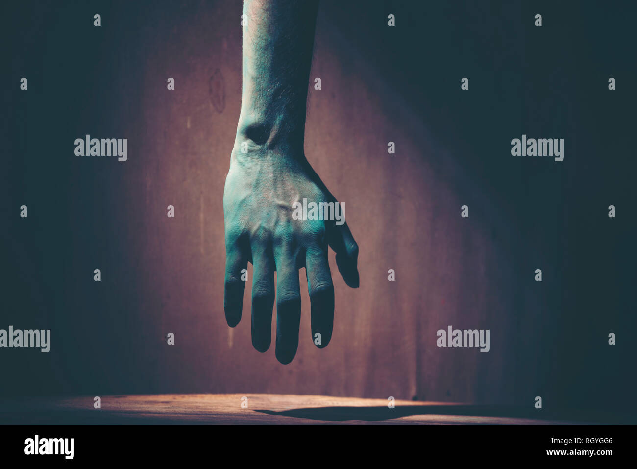 Halloween Hand concept, dark and black vintage tone Stock Photo - Alamy