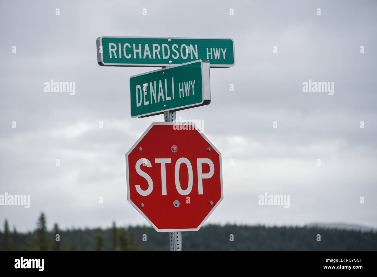 Paxson highway alaska hi-res stock photography and images - Alamy