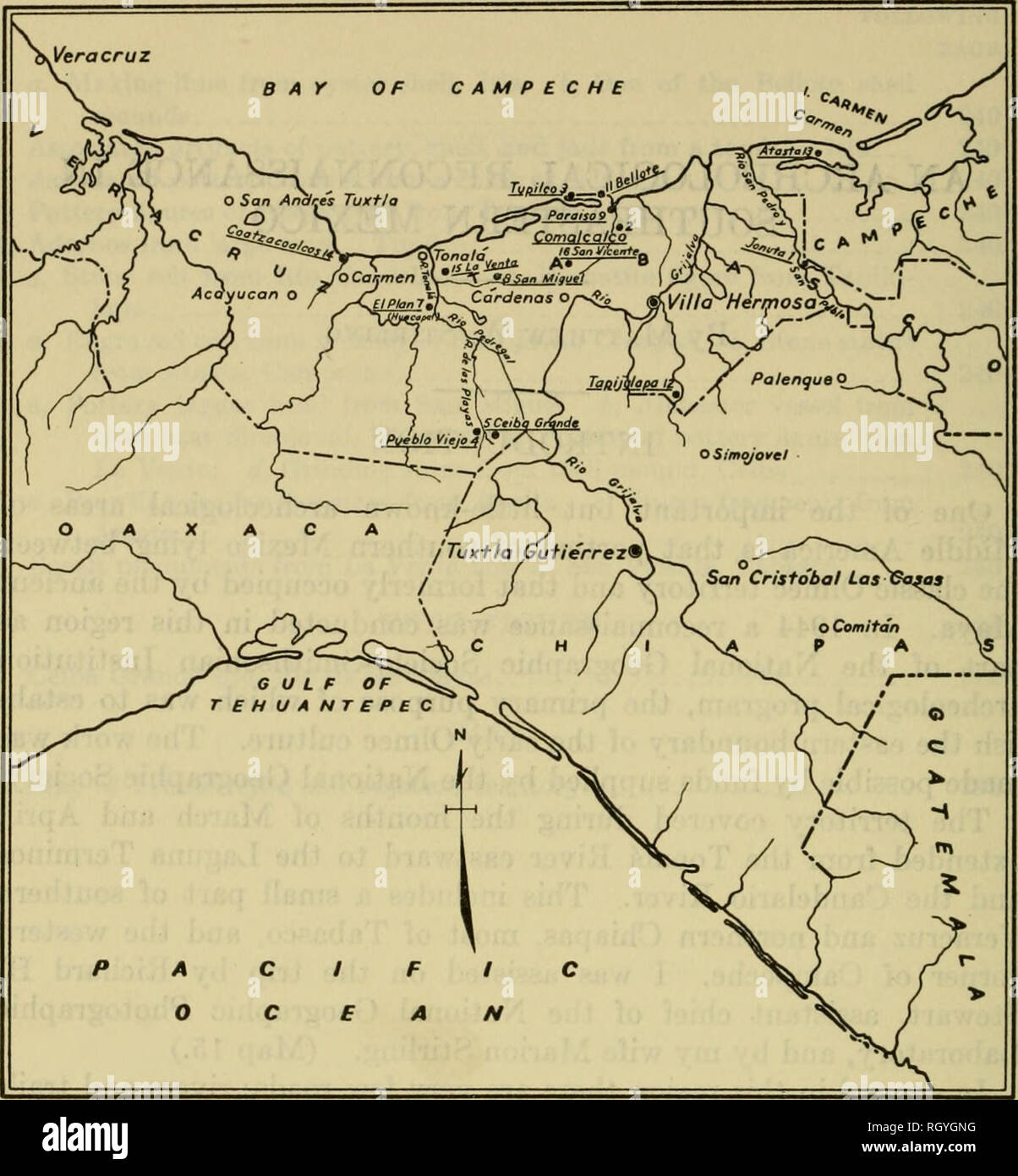 Maya sites map hi-res stock photography and images - Alamy