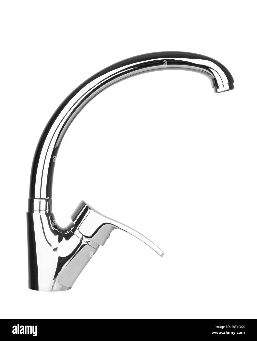 Kitchen water tap Black and White Stock Photos & Images - Alamy