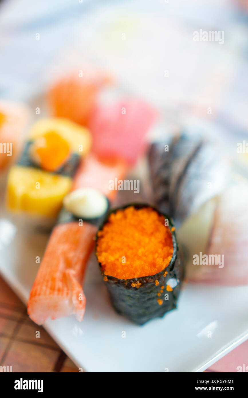 Japanese Sashimi set, Japanese food Stock Photo - Alamy