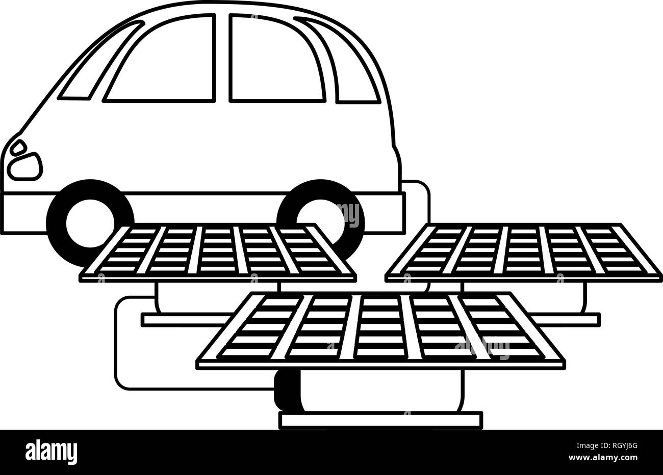 Solar car Black and White Stock Photos & Images - Alamy