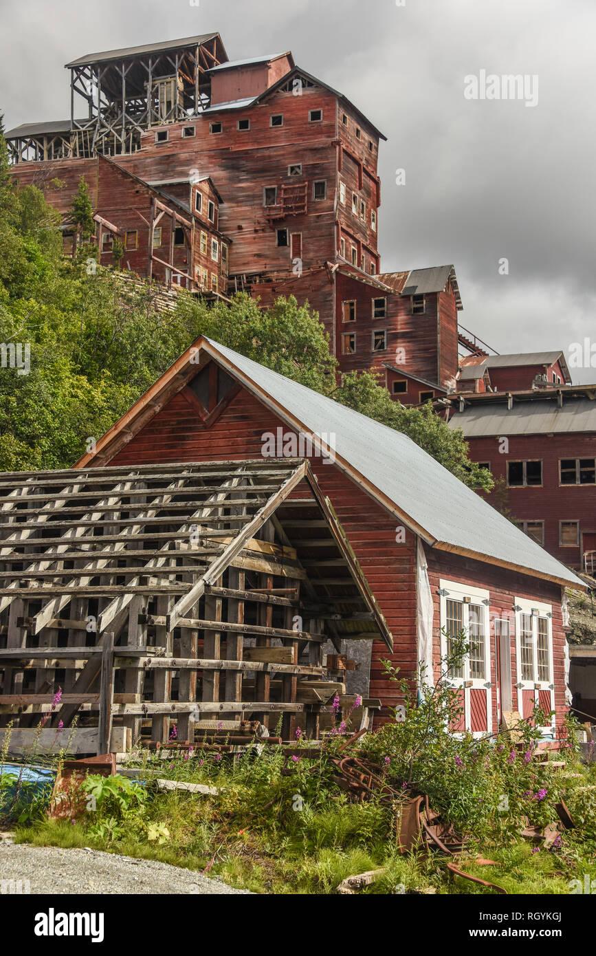 Kennecott Copper Mine Ghost Town Stock Photo - Alamy
