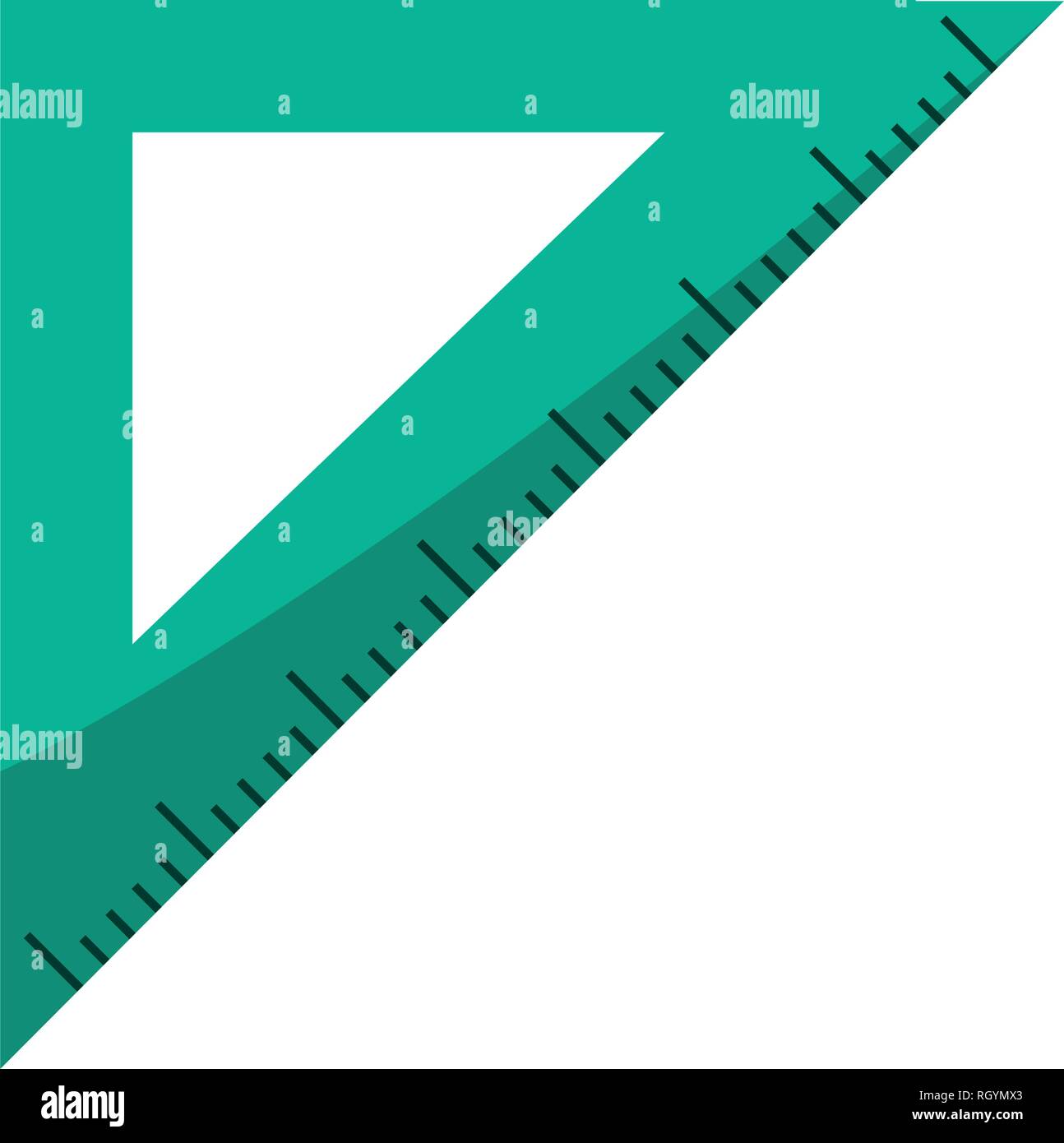 Triangle ruler symbol Stock Vector Image & Art - Alamy