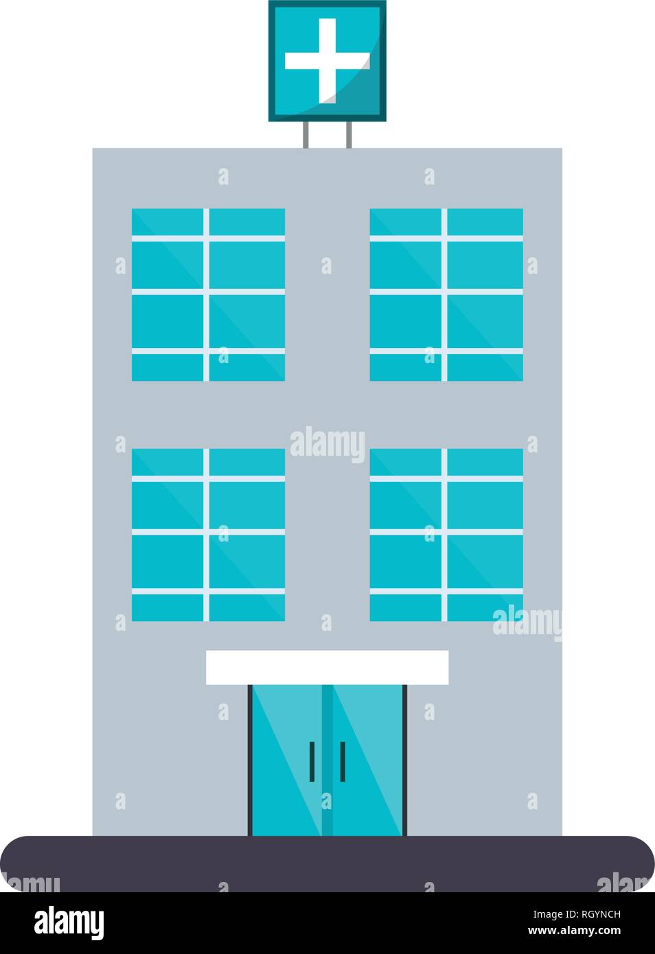 Hospital emergency trauma center entrance Stock Vector Images - Alamy