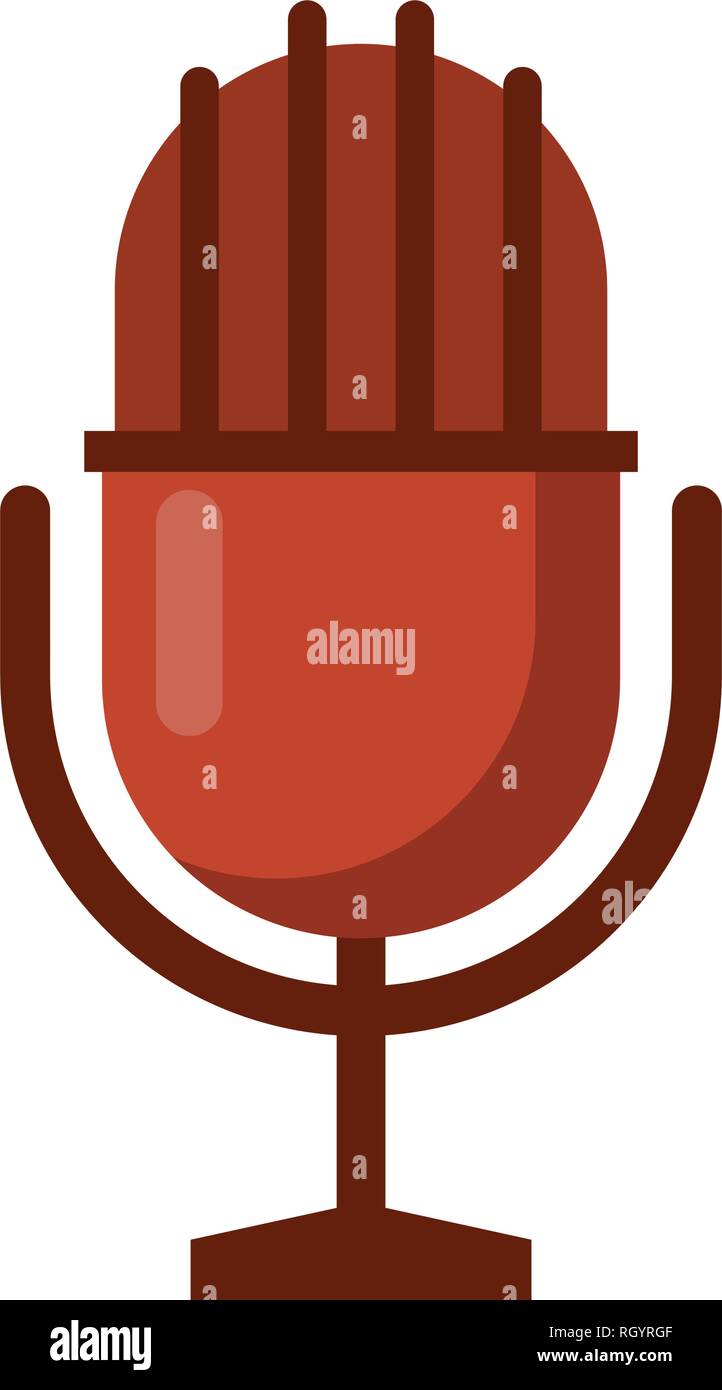 Vintage microphone symbol Stock Vector Image & Art - Alamy