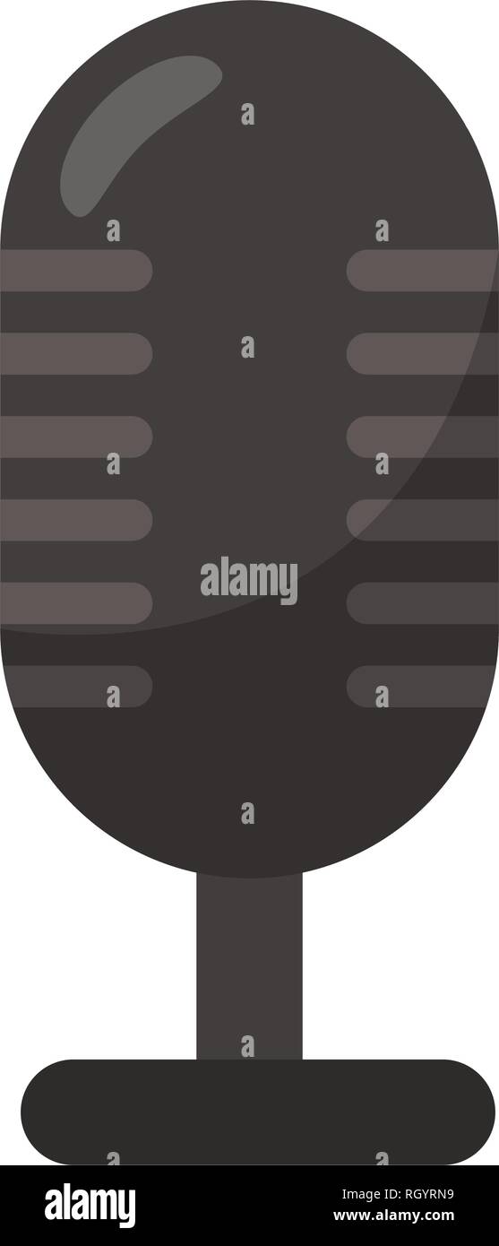 vintage microphone symbol Stock Vector Image & Art - Alamy