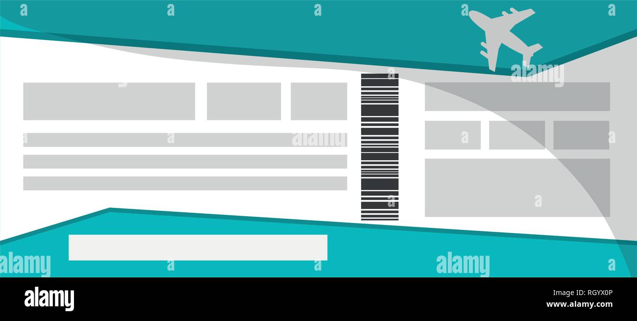 flight ticket symbol Stock Vector Image & Art - Alamy