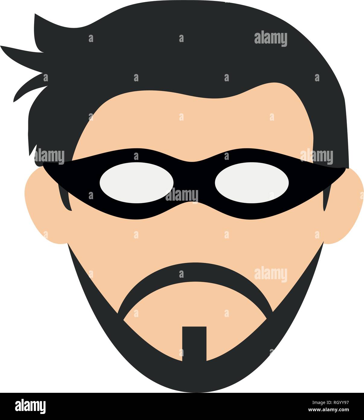 Man with balaclava Stock Vector Images - Alamy