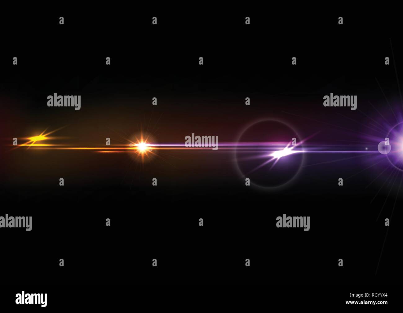 Lens flare effect hi-res stock photography and images - Alamy