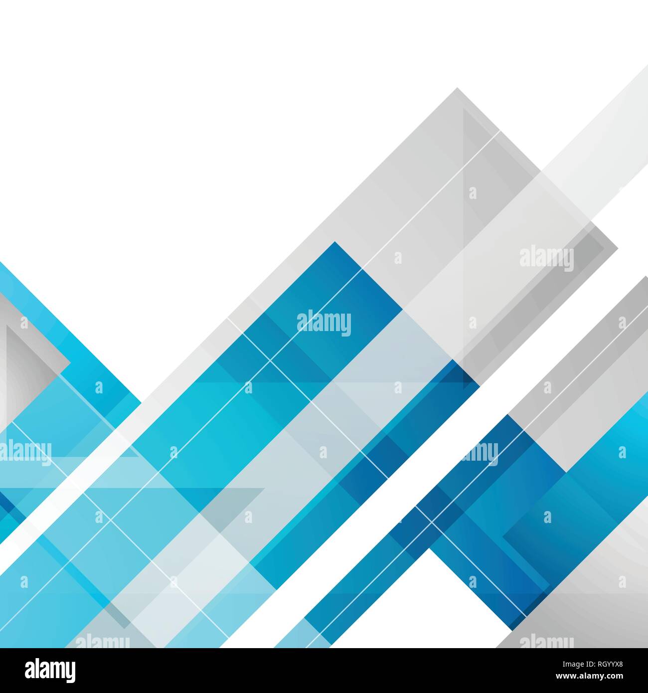 Blue minimal corporate abstract background. Geometric tech vector ...