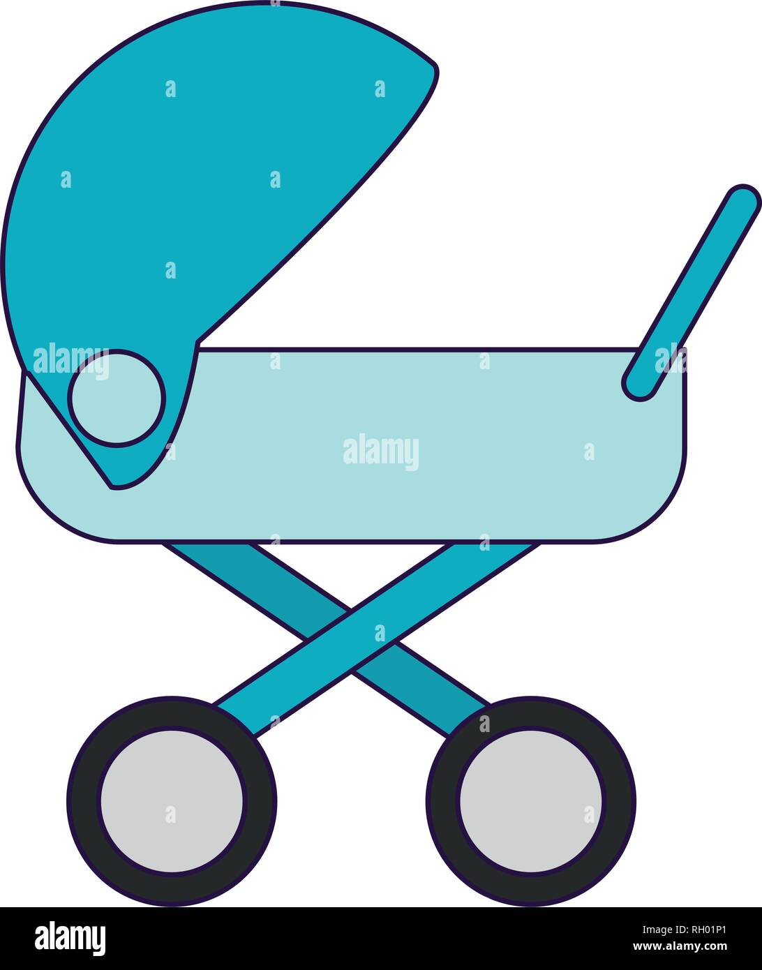baby cradle symbol Stock Vector Image & Art - Alamy