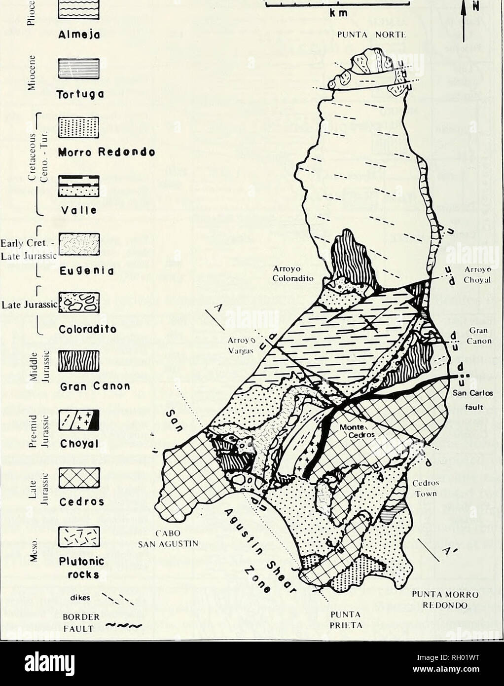 Tortuga island map hi-res stock photography and images - Alamy