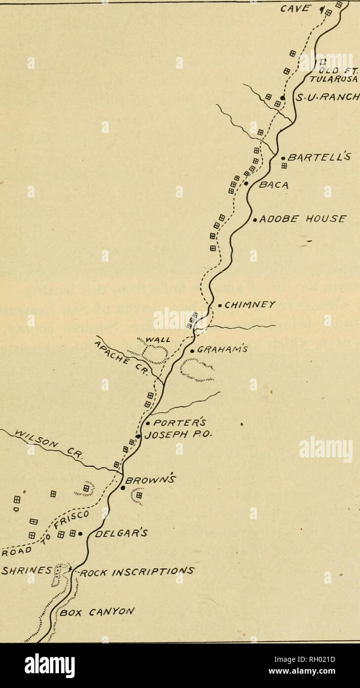 Tularosa on a map hi-res stock photography and images - Alamy