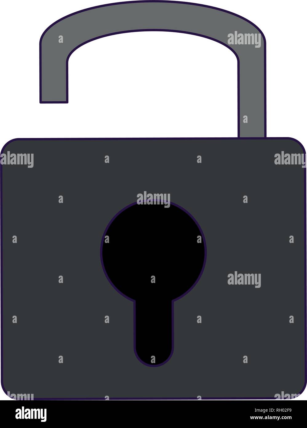 padlock unlocked symbol Stock Vector Image & Art - Alamy