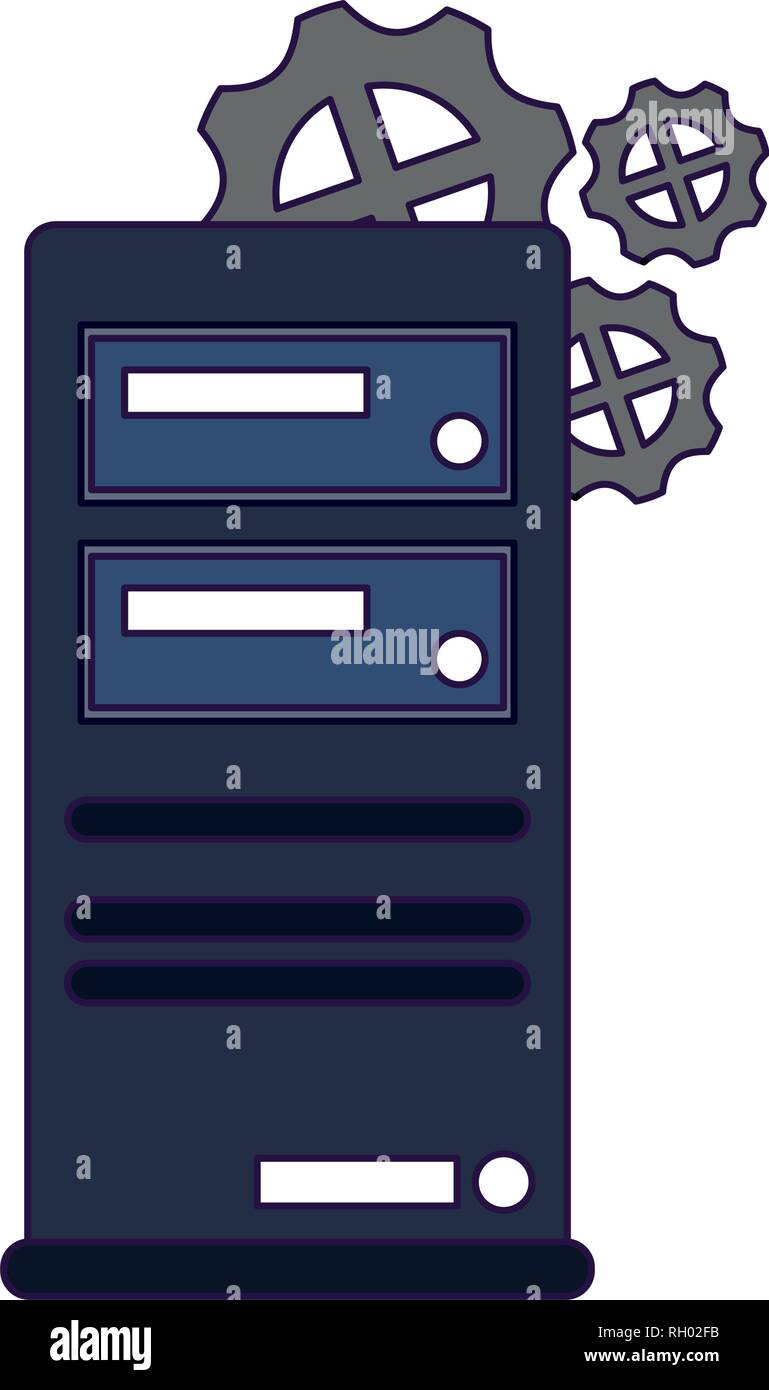 cpu computer tower technology Stock Vector Image & Art - Alamy