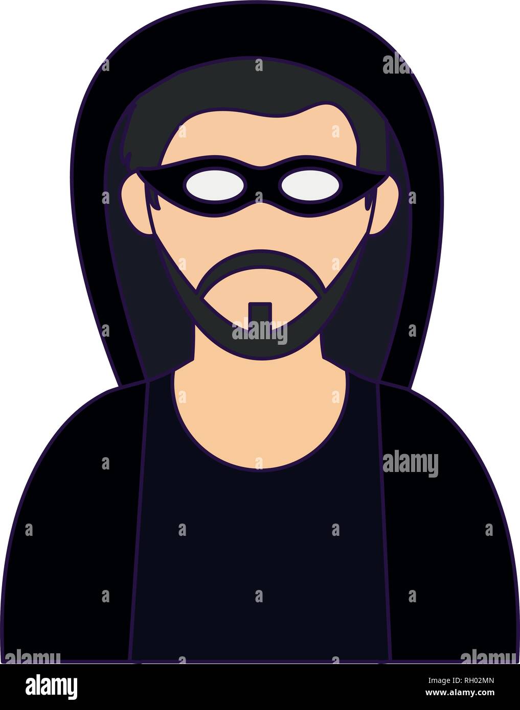 Man with balaclava Stock Vector Images - Alamy