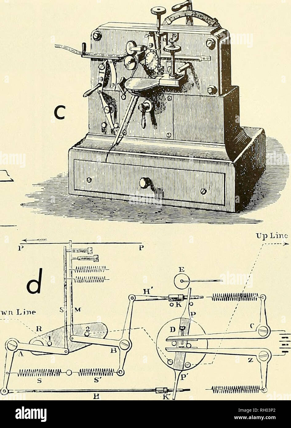 Telegraph diagram hi-res stock photography and images - Alamy