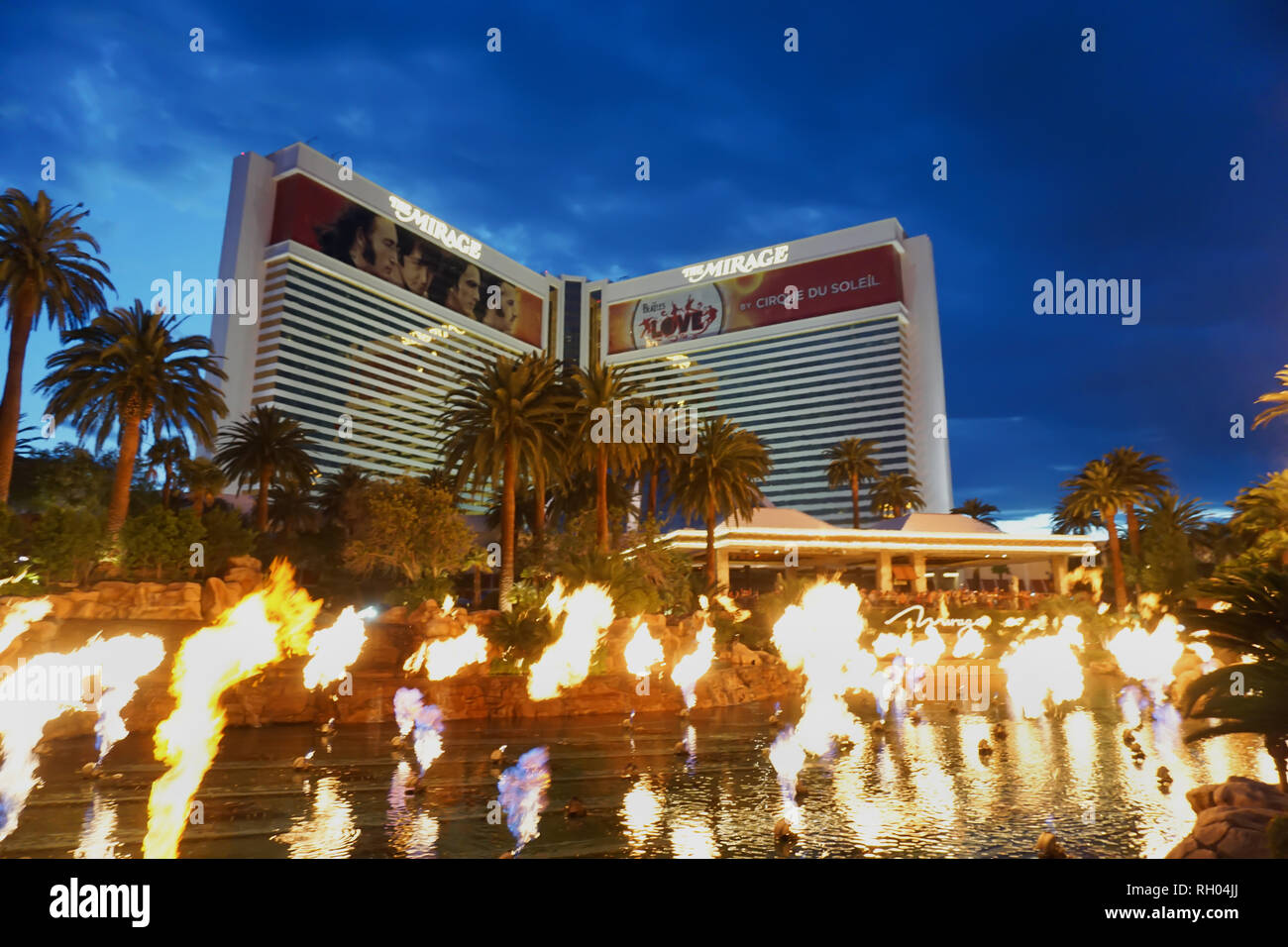 Vegas flames hi-res stock photography and images - Alamy