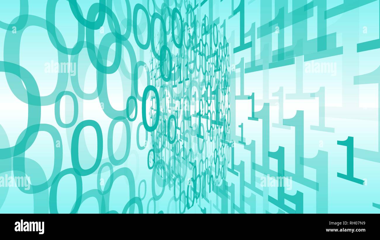 Mint green color computer cloud random numbers vector Stock Vector Image & Art - Alamy