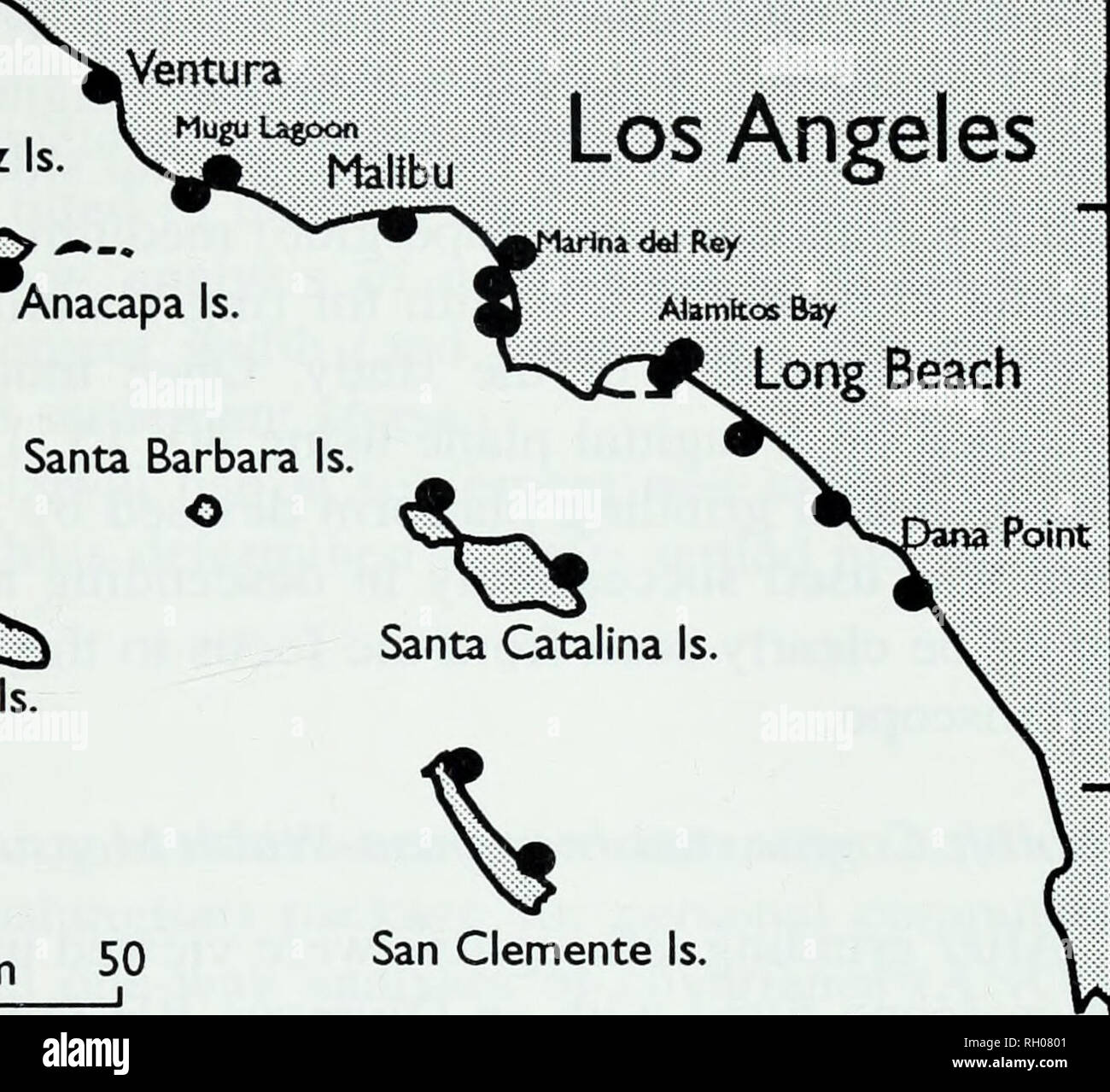 Los angeles map 1990 hi-res stock photography and images - Alamy