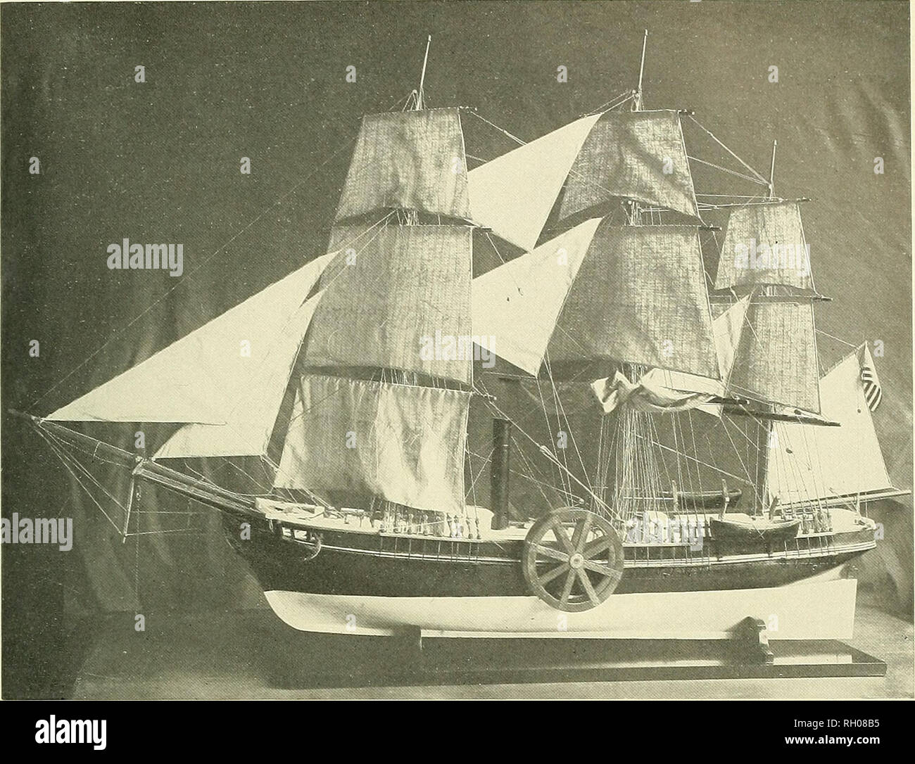 . Bulletin. Science. Figure l.—Old model of the Savannah, built under ...