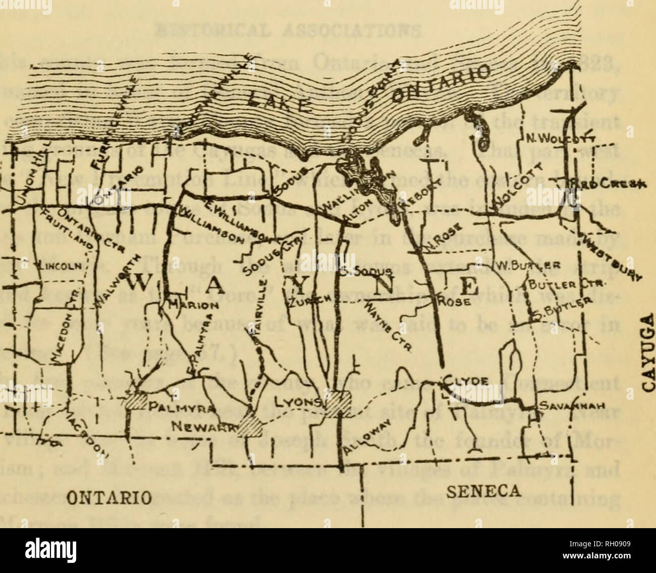 Seneca map hi-res stock photography and images - Alamy