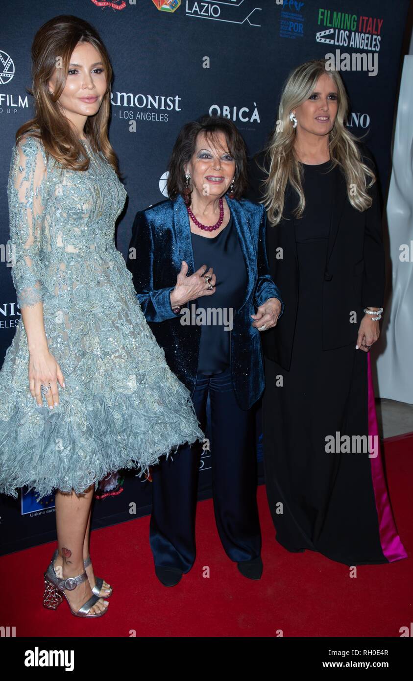 Los Angeles, USA. 30th Jan, 2019. Lola Karimova-Tillyaeva, Claudia ...