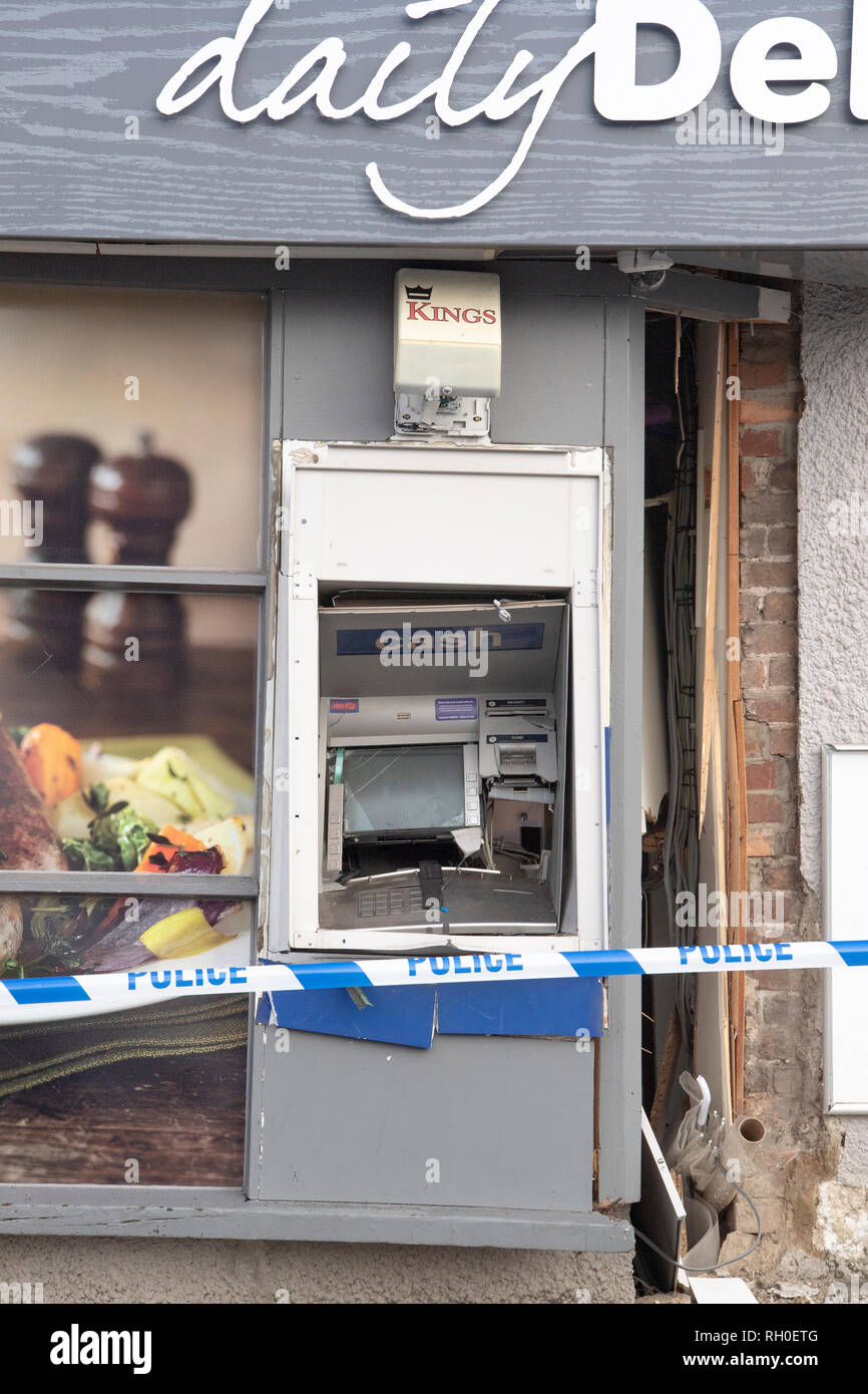 Cash machine theft uk hi-res stock photography and images - Alamy