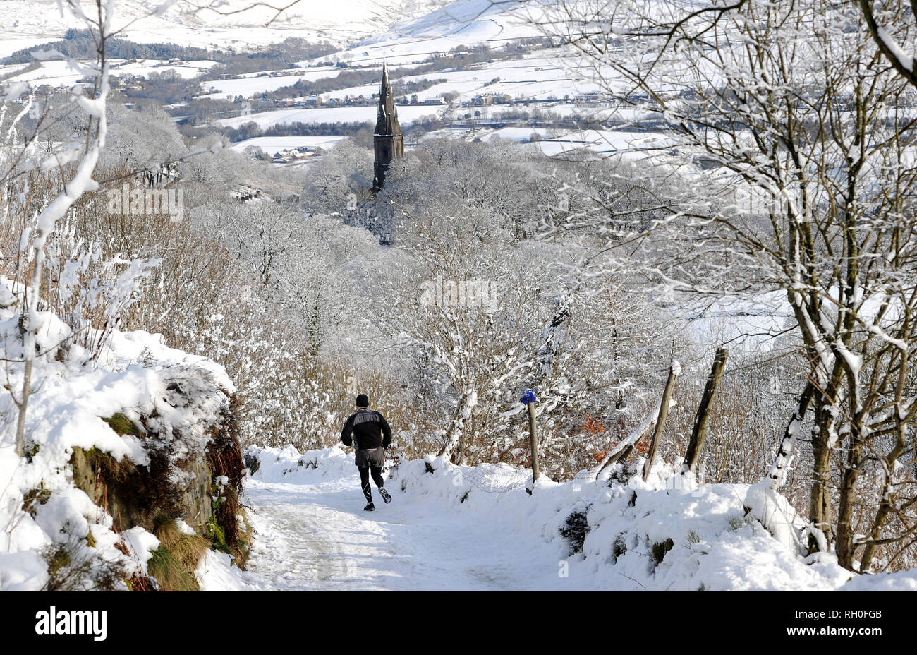 Peel tower holcombe hill ramsbottom hi-res stock photography and images ...