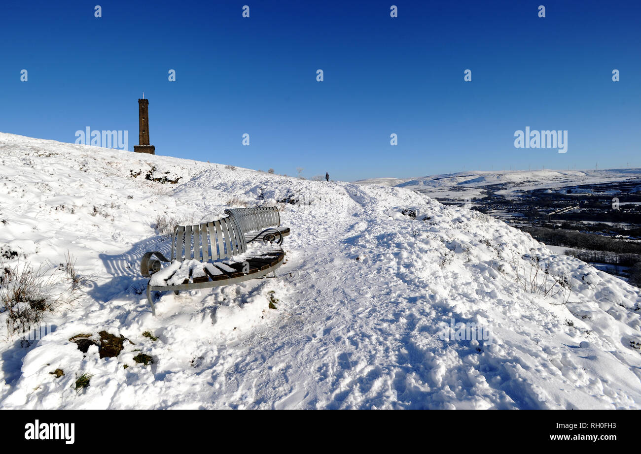 Peel tower holcombe hill ramsbottom hi-res stock photography and images ...
