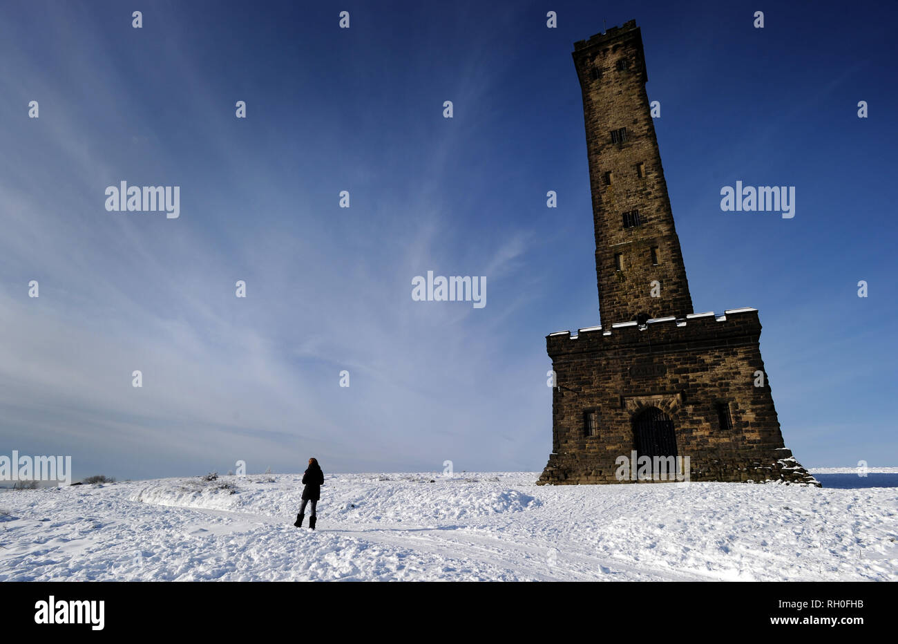 Peel tower holcombe hill ramsbottom hi-res stock photography and images ...