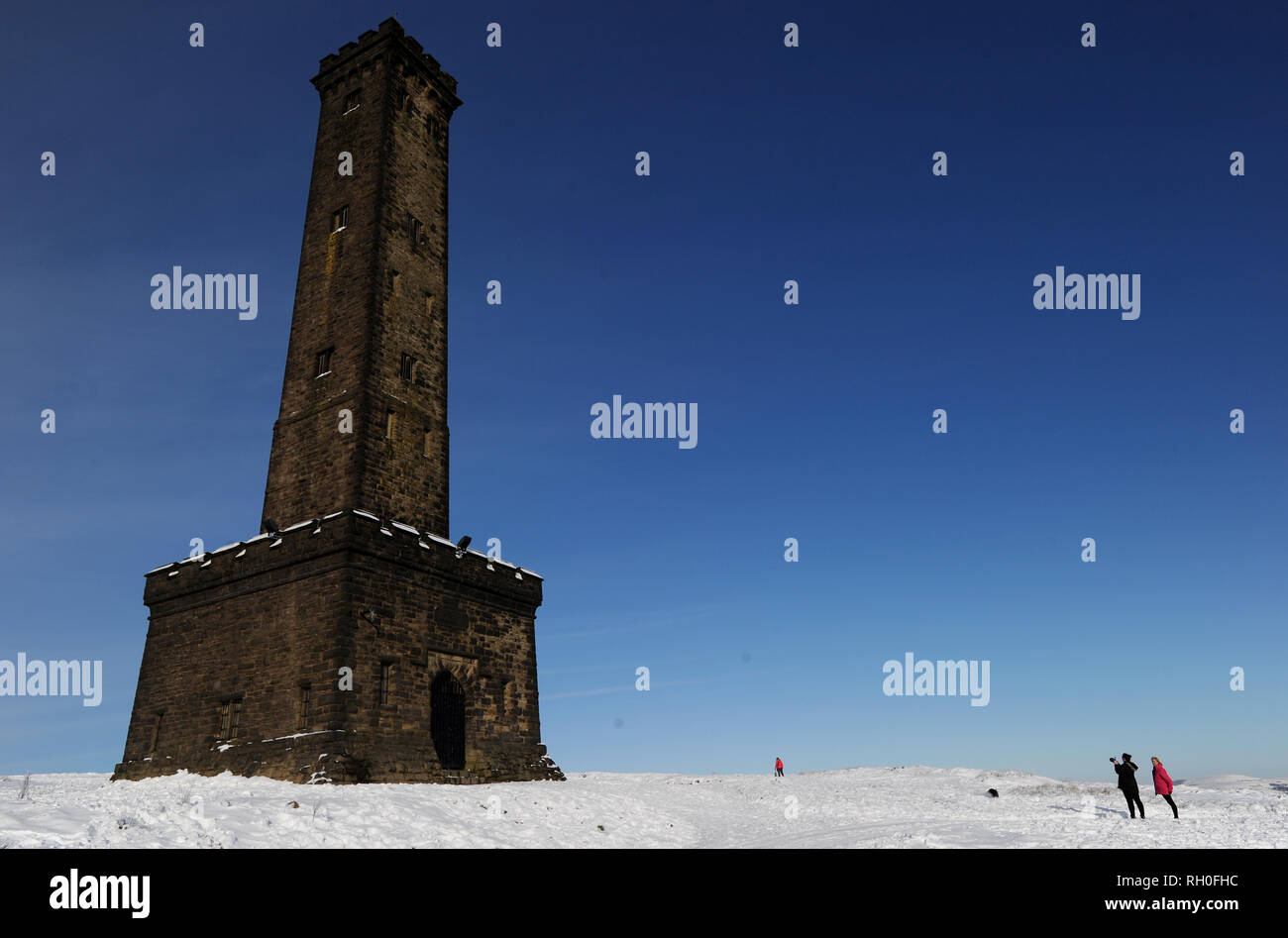 Peel tower holcombe hill ramsbottom hi-res stock photography and images ...