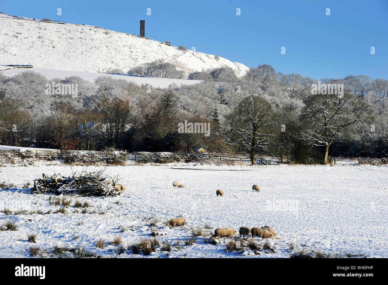 Peel tower holcombe hill ramsbottom hi-res stock photography and images ...