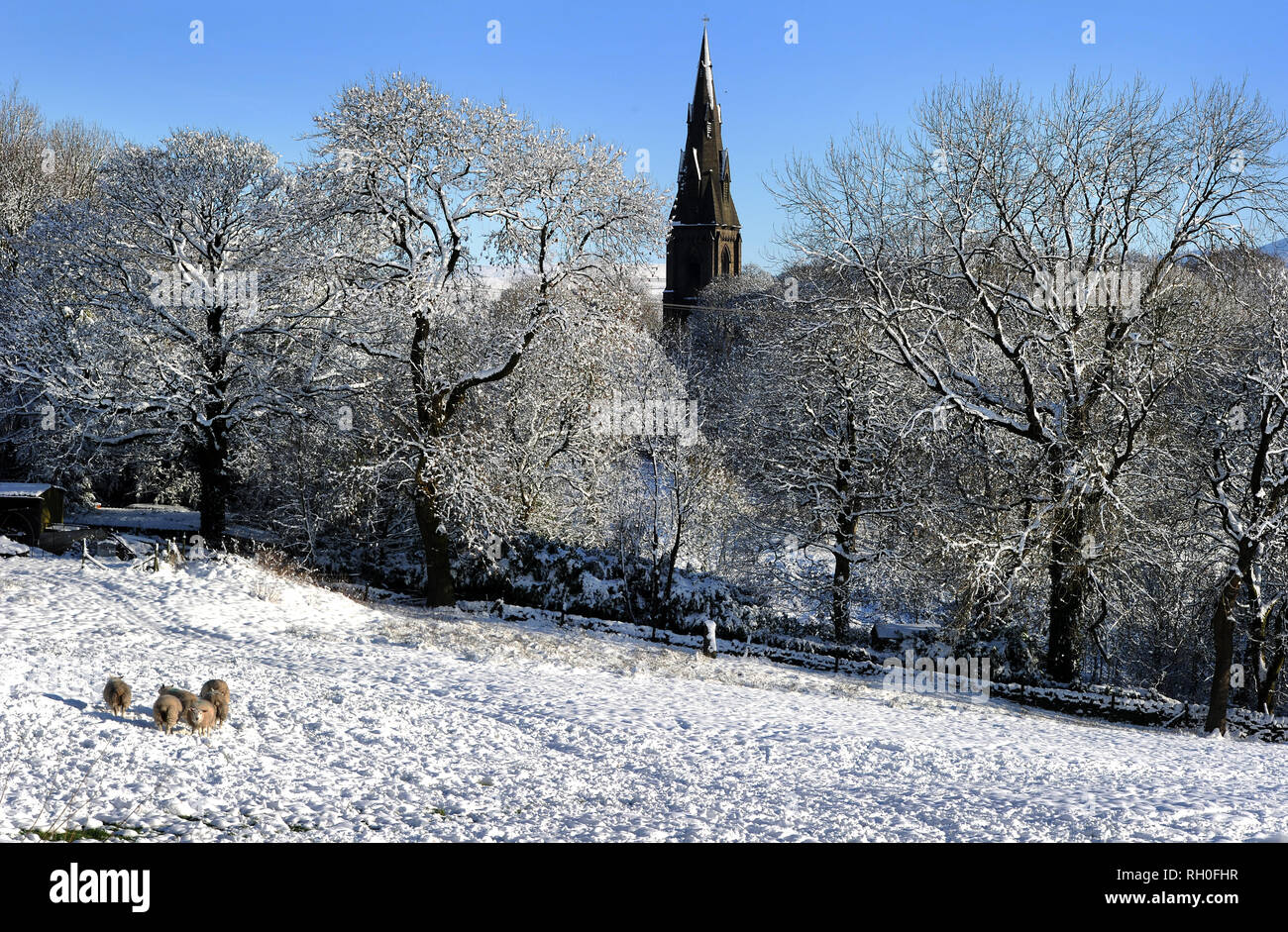 Peel tower holcombe hill ramsbottom hi-res stock photography and images ...