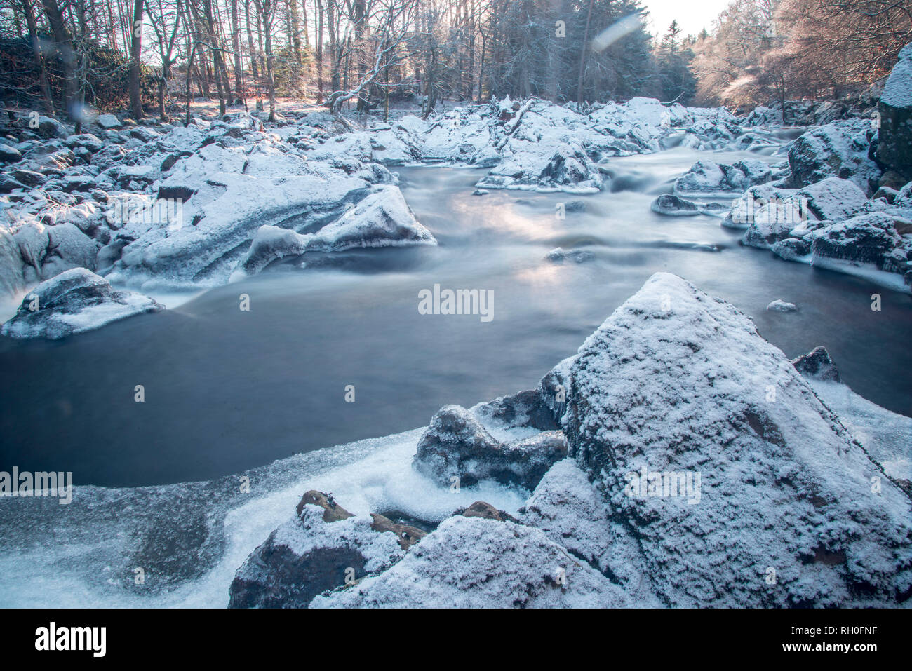 River Dee,Banchory, Aberdeenshire, Scotland. 31st Jan 2019. UK Weather ...