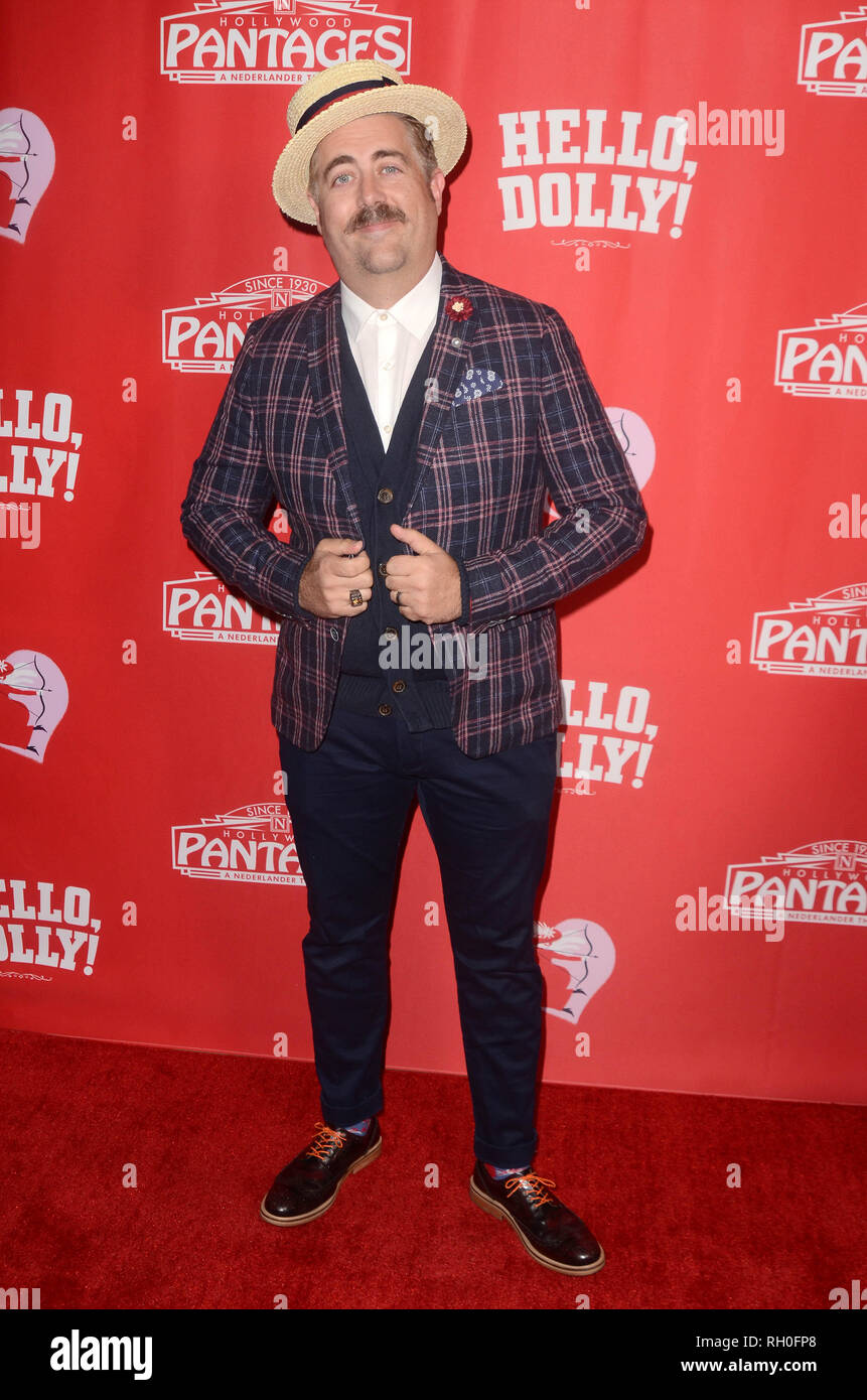 Hollywood, Ca. 30th Jan, 2019. Eric Peterson at the Hello Dolly! Los ...