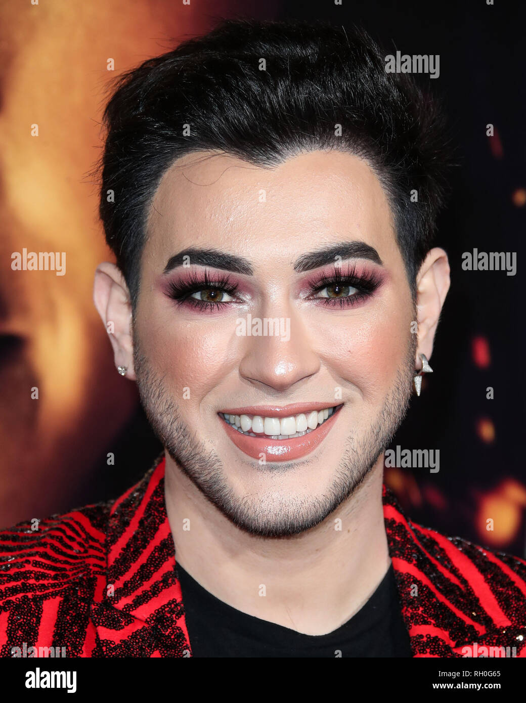 LOS ANGELES, CA, USA - JANUARY 30: Make-up artist Manny Gutierrez ...