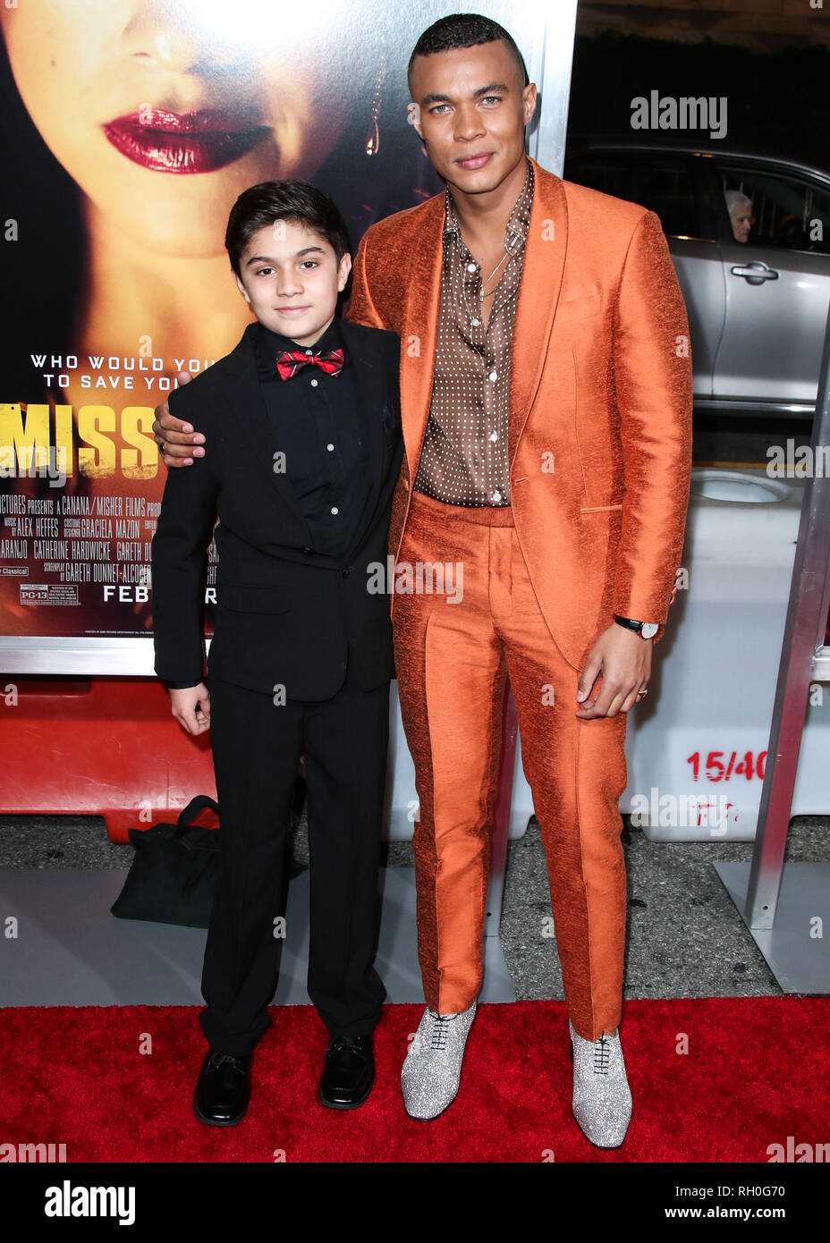 LOS ANGELES, CA, USA - JANUARY 30: Actors Sebastian Cano and Ismael ...