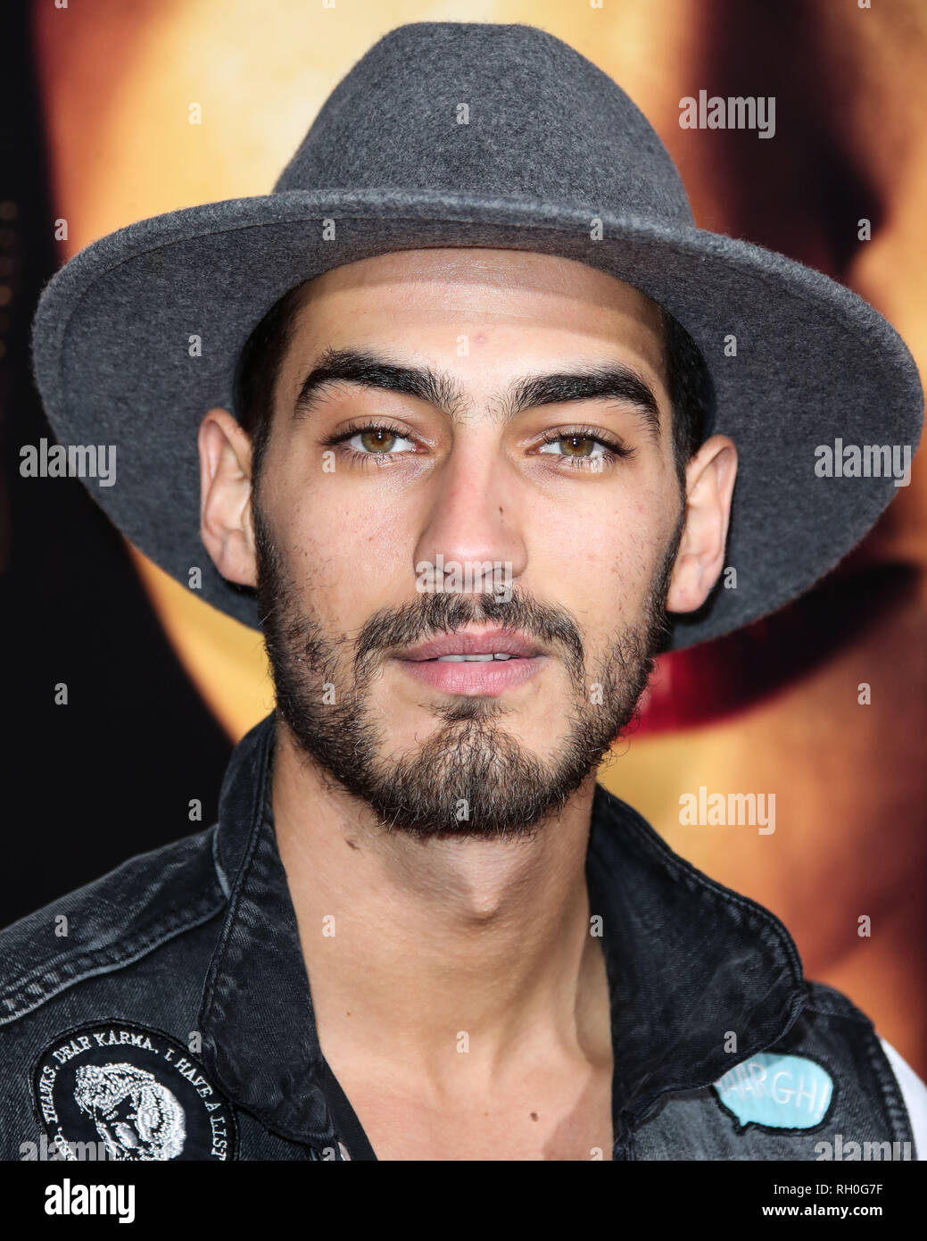 LOS ANGELES, CA, USA - JANUARY 30: Singer Michel Duval arrives at the ...