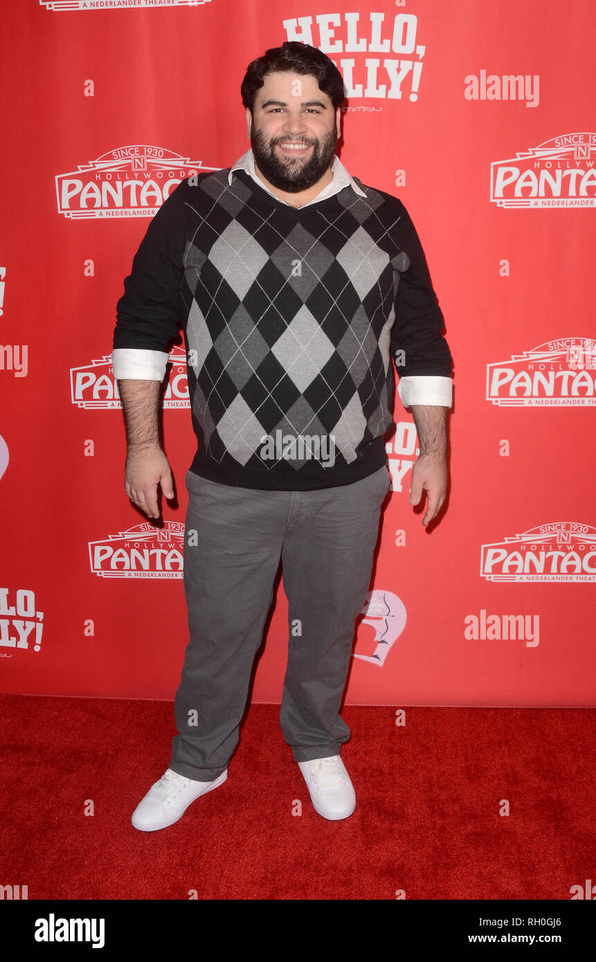 Hollywood, Ca. 30th Jan, 2019. Rob Colletti at the Hello Dolly! Los ...