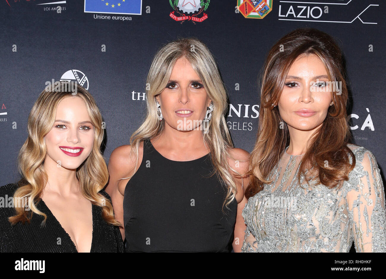 WESTWOOD, CA - JANUARY 30: Halston Sage, Tiziana Rocca, Lola Karimova ...