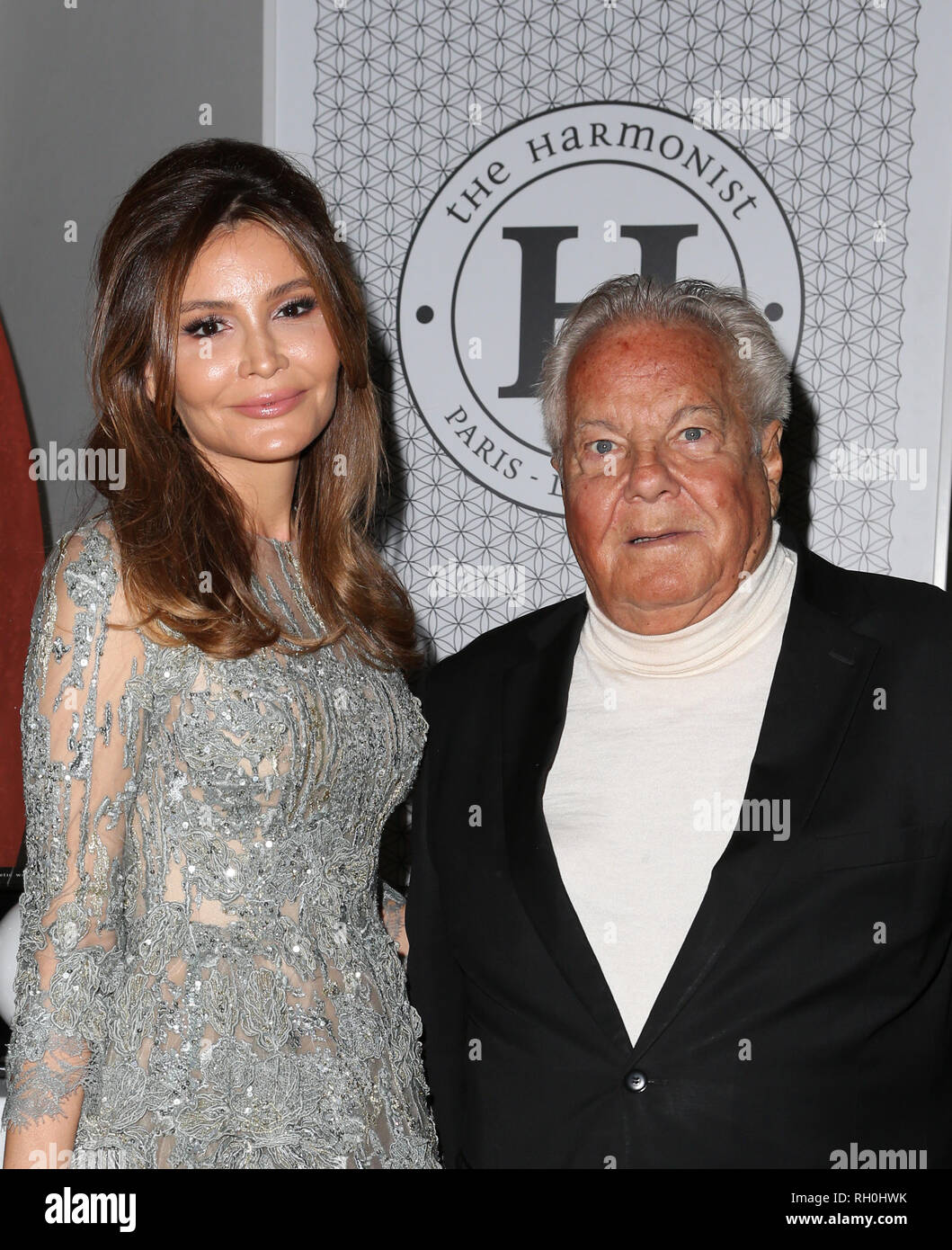WESTWOOD, CA - JANUARY 30: Lola Karimova-Tillyaeva, Massimo Gargia, at ...