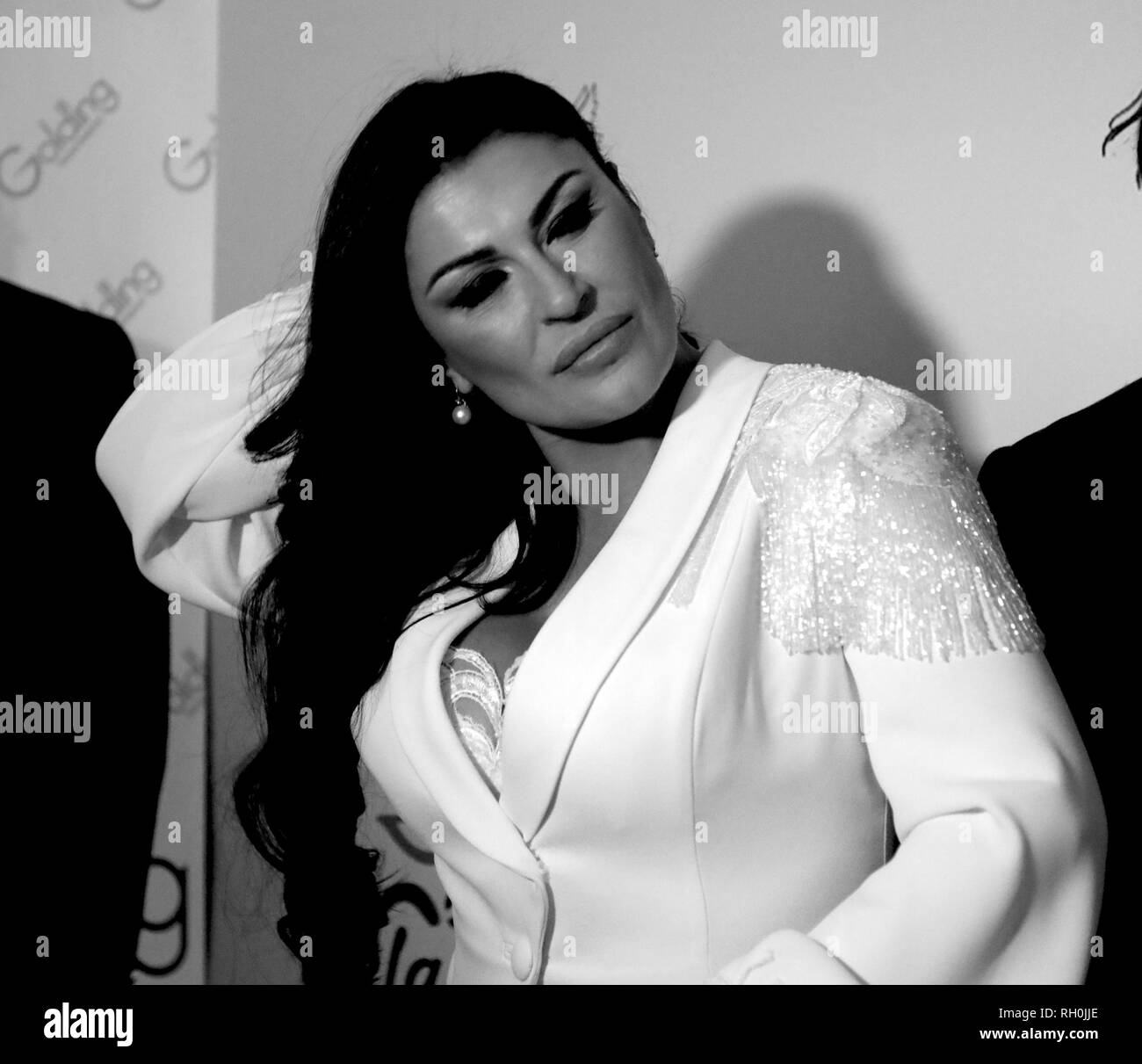 Naples, Italy January 30, 2019 the famous neomelodic singer of the ...