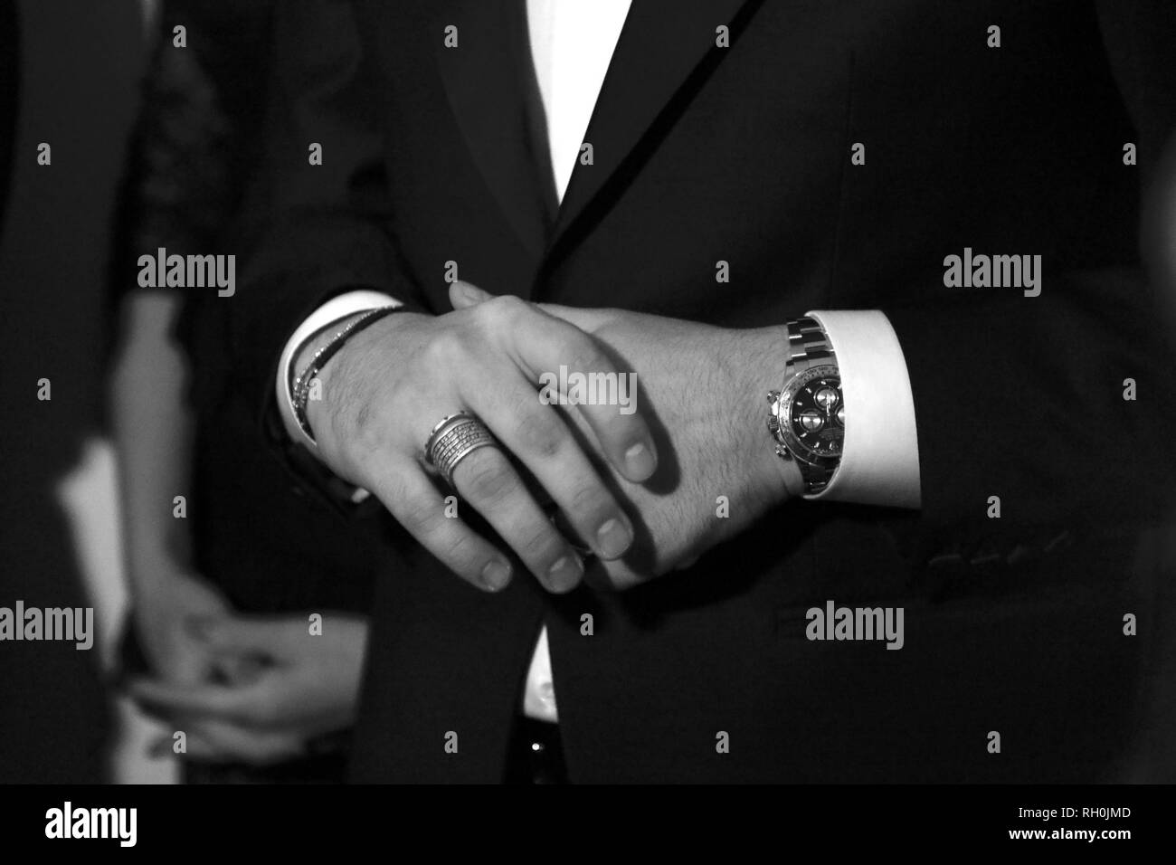 Naples, Italy January 30, 2019 the famous neomelodic singer of the ...