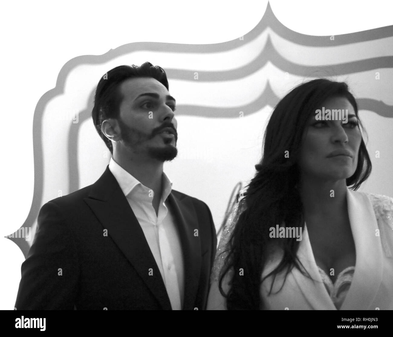 Naples, Italy January 30, 2019 the famous neomelodic singer of the ...