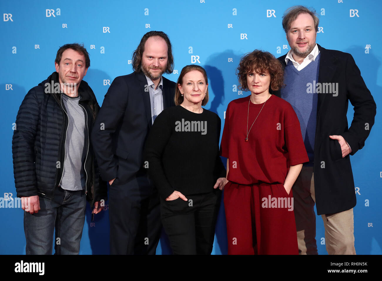 Bayreuth, Germany. 31st Jan, 2019. The actors Thorsten Merten (l-r ...