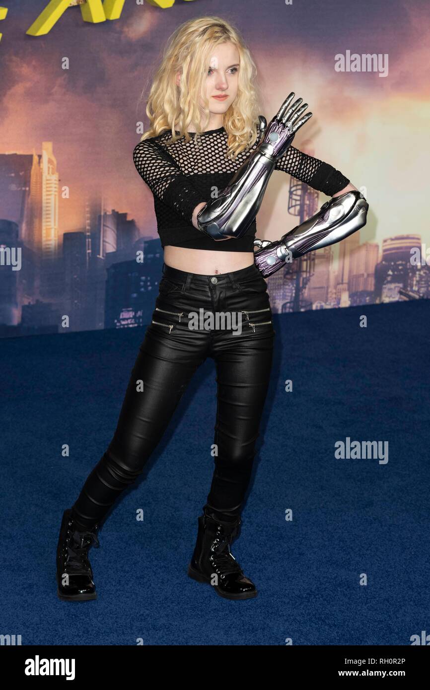 London, UK. 31st January, 2019. Tilly Locky - Bionic Girl - attends ...