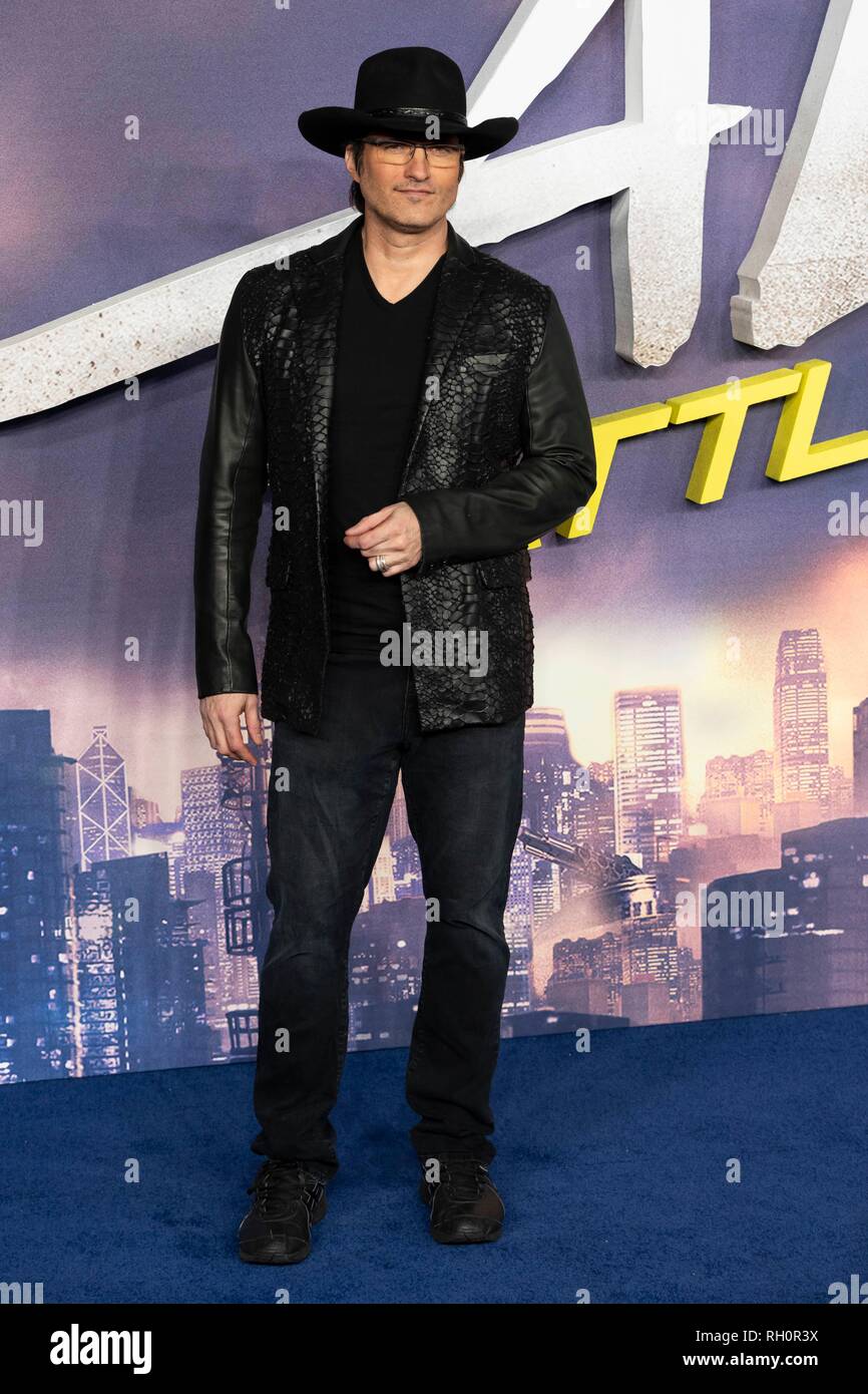 London, UK. 31st January, 2019. Robert Rodriguez attends ALITA: BATTLE ...